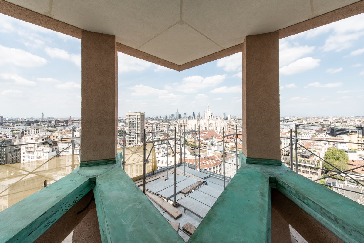Il nuovo volto della Torre Velasca e dell'omonima piazza