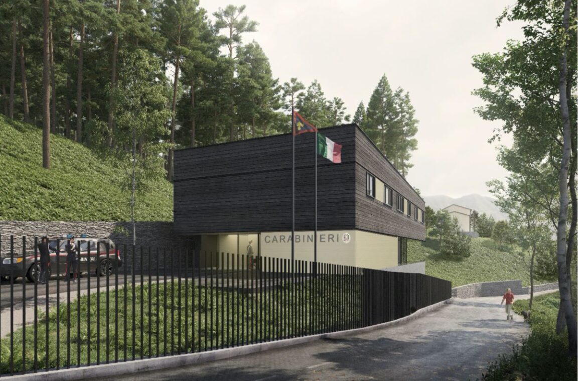 La nuova Caserma Forestale e Stazione Carabinieri di Verghereto ...